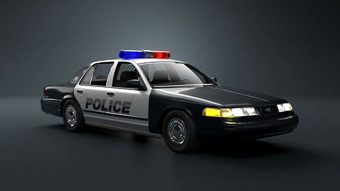 Ford Crown Victoria Police Classic 3d model