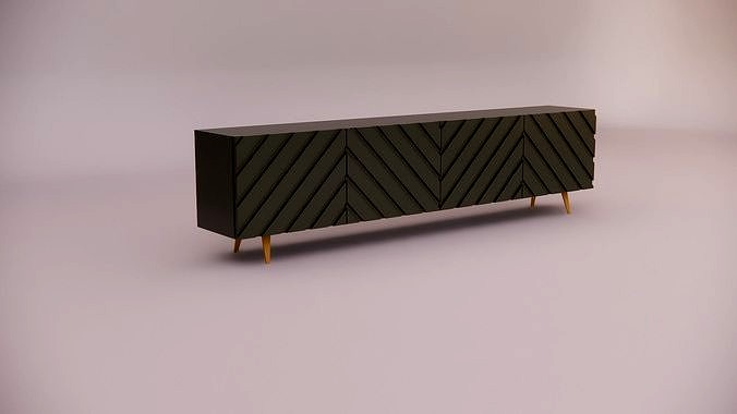 MODERN TV UNIT 3d model