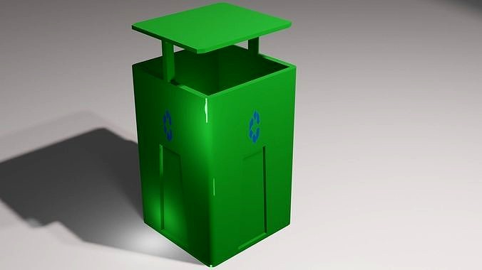 Trash Can 3D Model