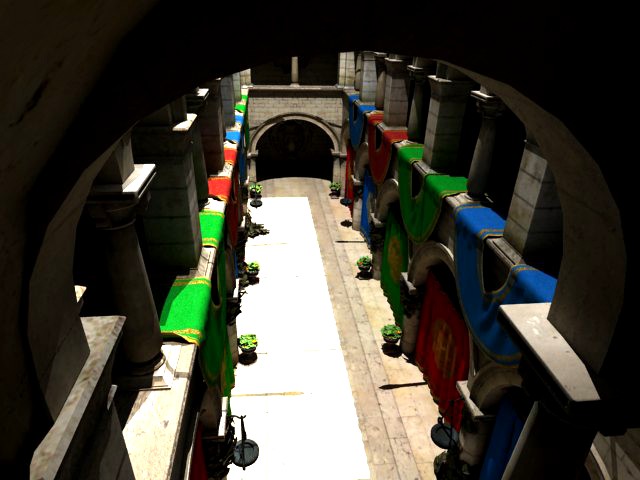Crytek Sponza - Huge (VRay) 3d model