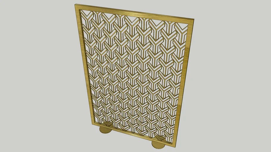 claustra métal 3d model