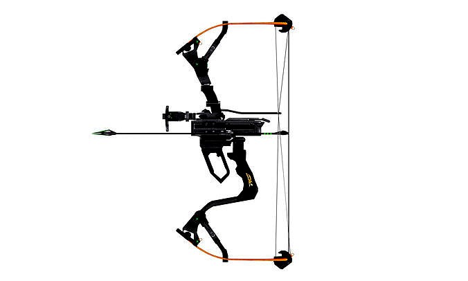 Hawkeye Bow Handpainted Lowpoly 3d model