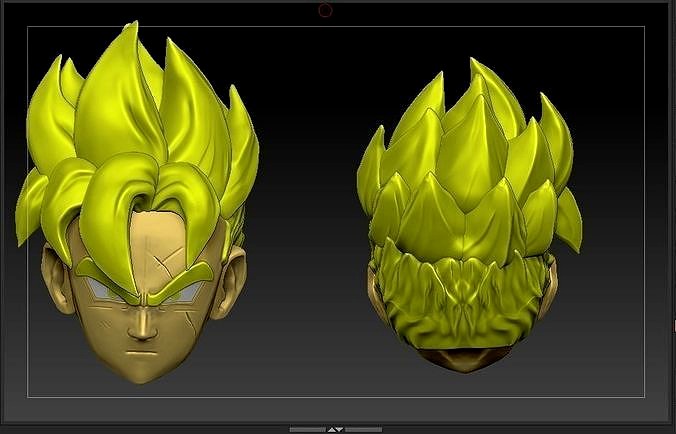 dragon ball head gohan | 3D model