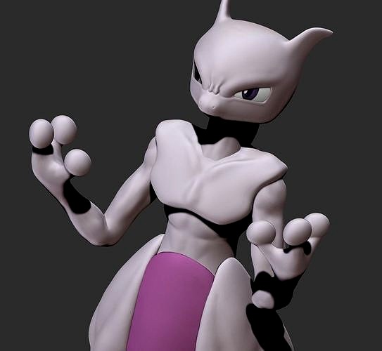 Mewtwo 3D print model | 3D