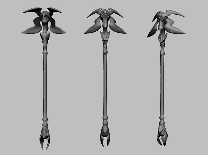 Thyrus Atma Staff - Final Fantasy XIV 3d print | 3D model