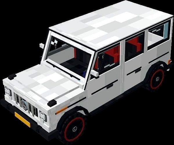 Minecraft - Mercedes benz G63 3D model
