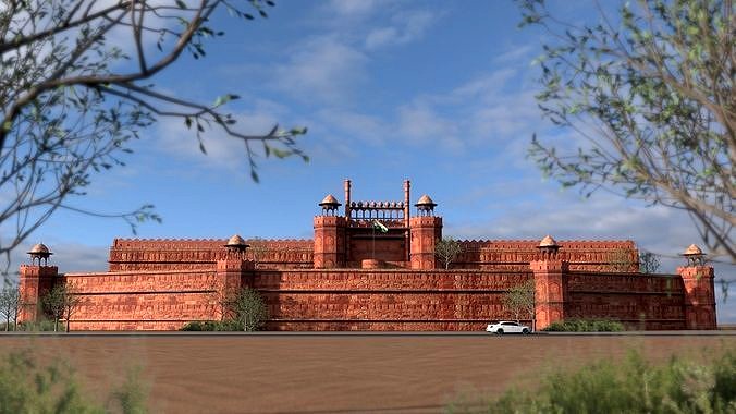 RED FORT 3d model
