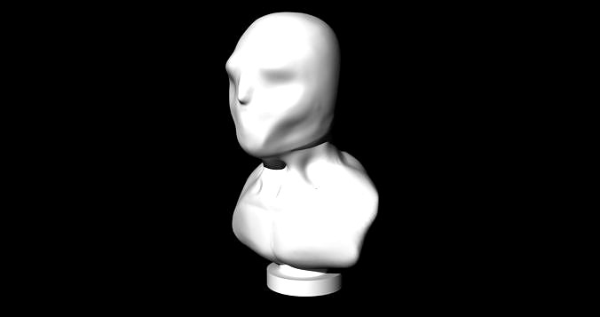 Bust Template 3d model