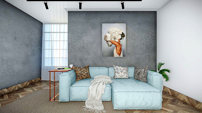 Interior Scene - Sofa Scene - Lumion Render and Model 3d