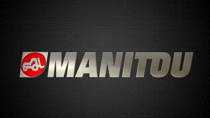 manitou logo 3d model