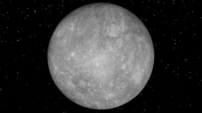 Mercury 8K textures 3d model