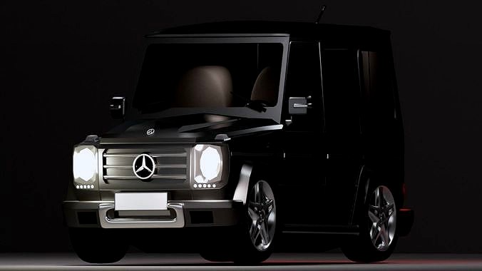 Mercedes Benz cartoon car 3d model