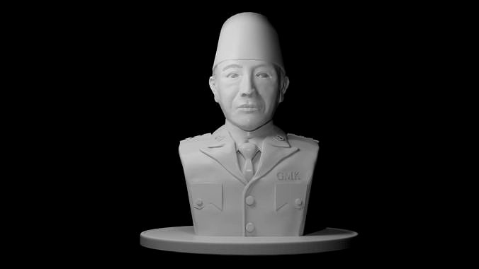 President Soekarno 3d model