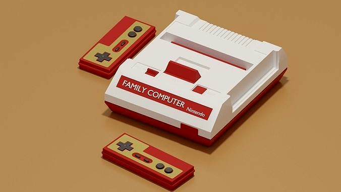 Nintendo Family Computer Famicom 3d model