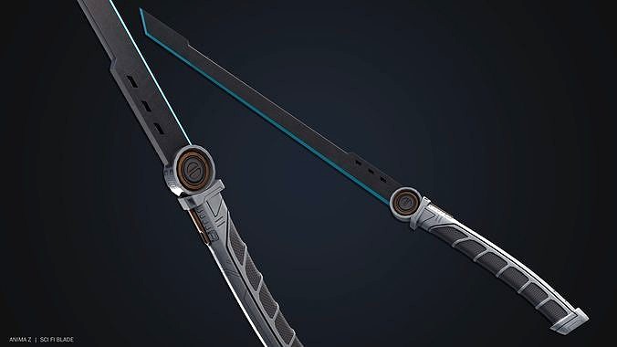 Sci fi blade 3d model