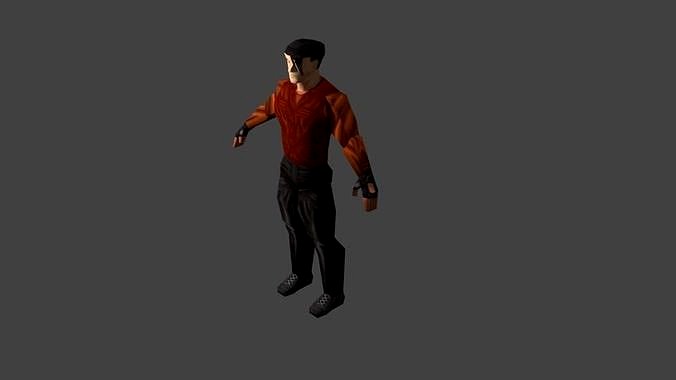 PS1 style modle 3d model