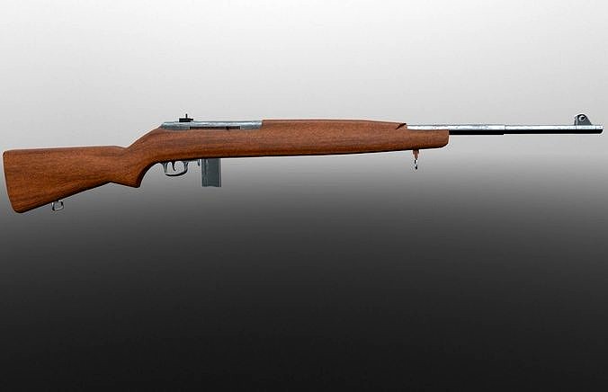 M1 Carbine style Rifle 3d model