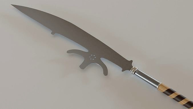 Medieval Polearm Fauchard 3d model