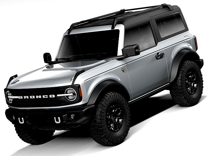 Ford Bronco Badlands 2door 2021 3d model