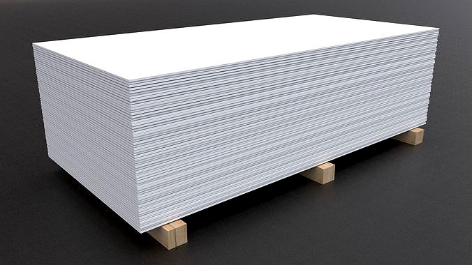 Drywall Pallet 3d model