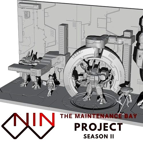 The Maintenance Bay Project Season II - Small Suits Sector | 3D model