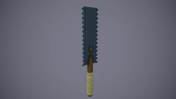 Stylized Ocarina of Time Carpenter Saw | 3D model