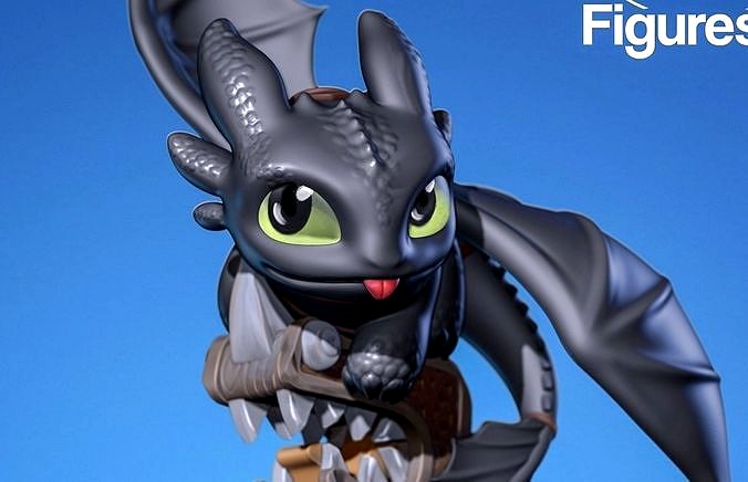 Chibi Toothless - How to Train Your Dragon | 3D model