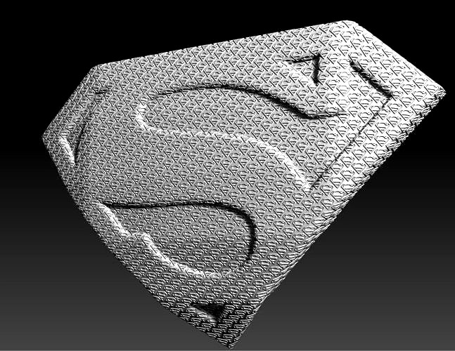 Superman Returns Contoured Chest Emblem | 3D model