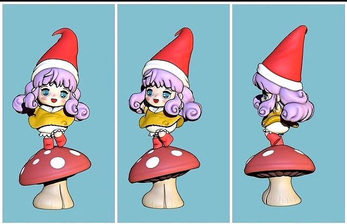 Little Memole Tongari Boshi no Memoru | 3D model