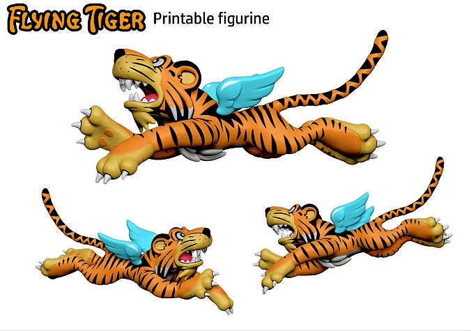 Flying Tiger | 3D model