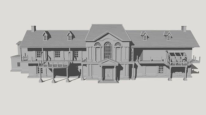 Spencer Mansion Resident Evil 1-160 Scale or Larger | 3D model