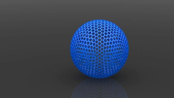 Hexagonal Sphere v2 | 3D model