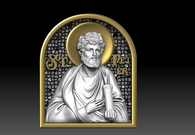saint peter the apostle cnc 3d model | 3D
