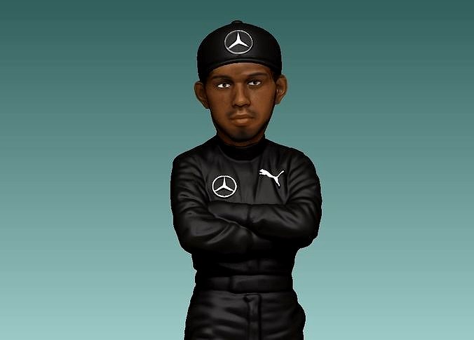 LEWIS HAMILTON FIGURE | 3D model