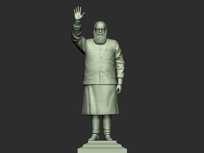 Narendra modi full body pose | 3D model