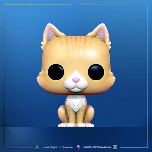 Funko Pop CAT V2 | 3D model