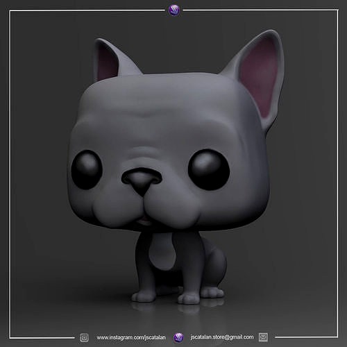 Funko Pop Dog V2 | 3D model