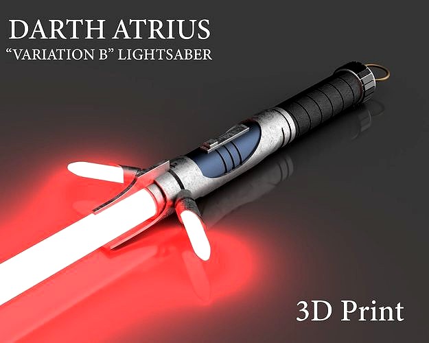 Darth Atrius Lightsaber - Var B - 3D printable | 3D model