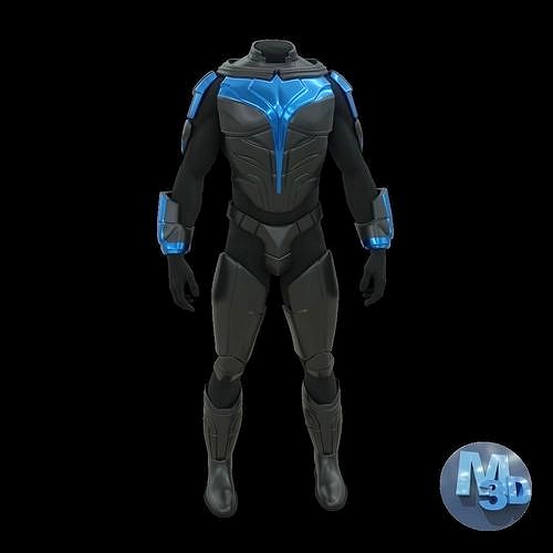 One12 Scaled Nightwing Armor Kit | 3D model