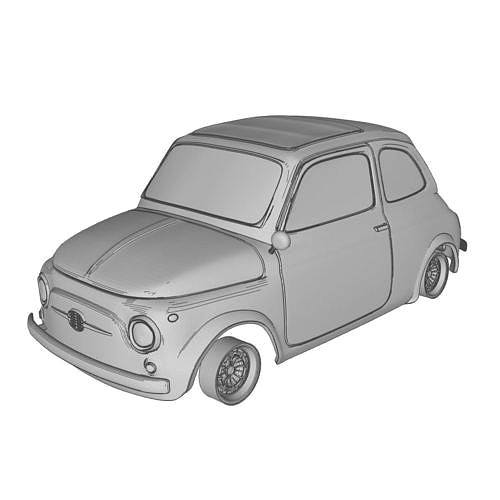 65 Fiat 500 | 3D model
