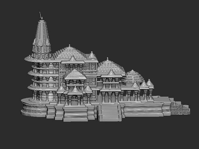 Shri Ram mandir | 3D model