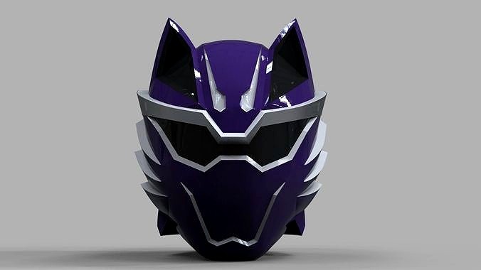 Power Ranger Jungle Fury Violet Ranger Helmet | 3D model