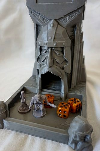Dwarf 3D Printing Dice tower | 3D model