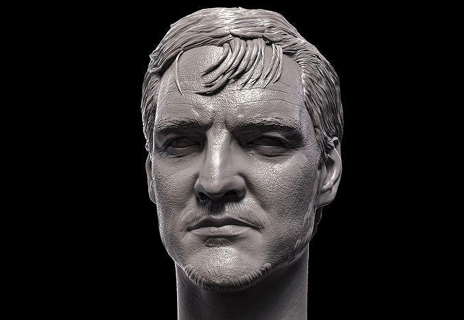 Pedro Pascal Head | 3D model