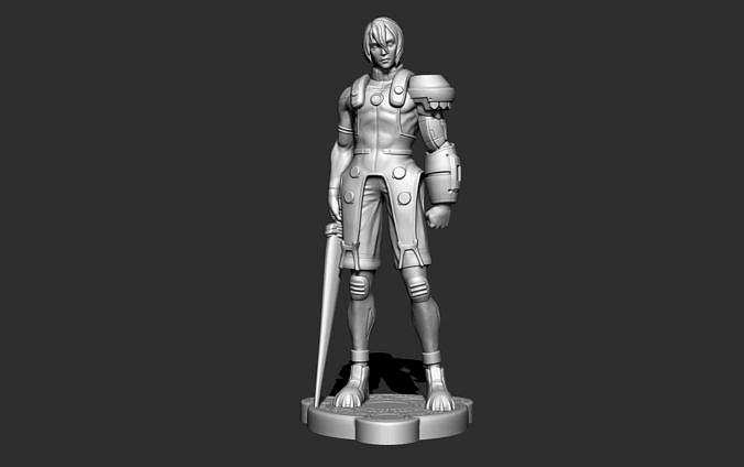 PSO HUmar character model | 3D