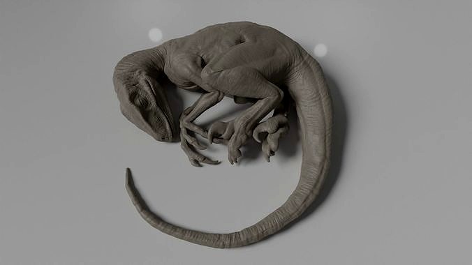 Sleeping Jurassic Park Raptor Ready for 3D printing | 3D model