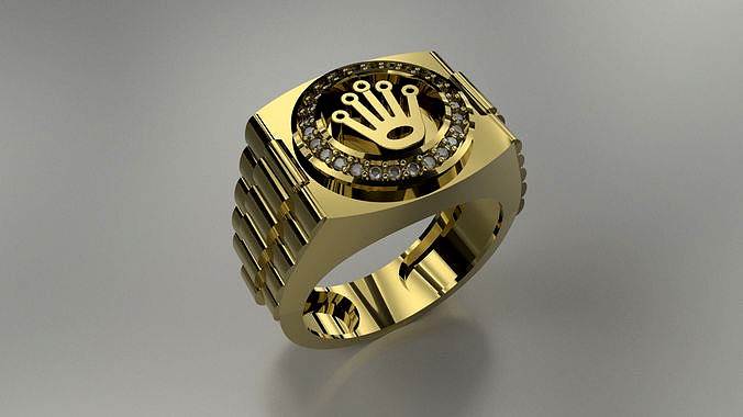 Rolex Ring 3D Print Model | 3D