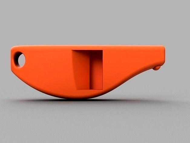 Printable Whistle V2 World Record | 3D model