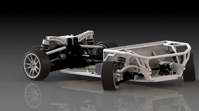 RC DRIFT 3D printed FR PROJECT | 3D model