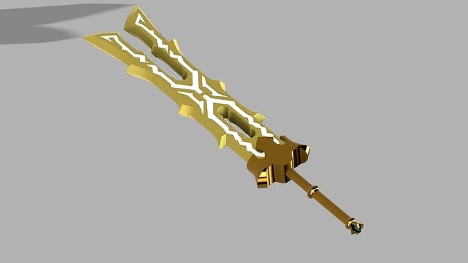 Great Thunderblade 3D printable model from legend of zelda | 3D